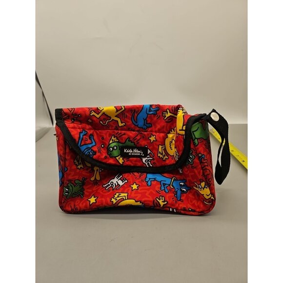 keith haring | Bags | Keith Haring By Bumpkins Cats Dogs Foldover Bag ...